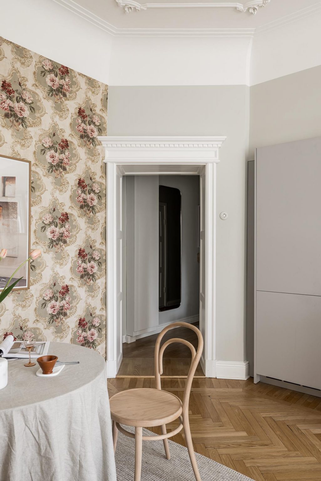 Un appartement rénové de 55m2 dans un immeuble de style château