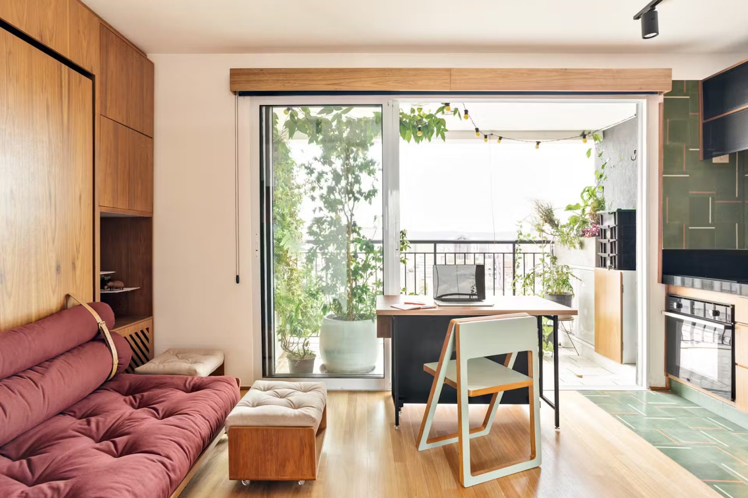 Un studio de 29m2 optimisé avec des éléments très astucieux
