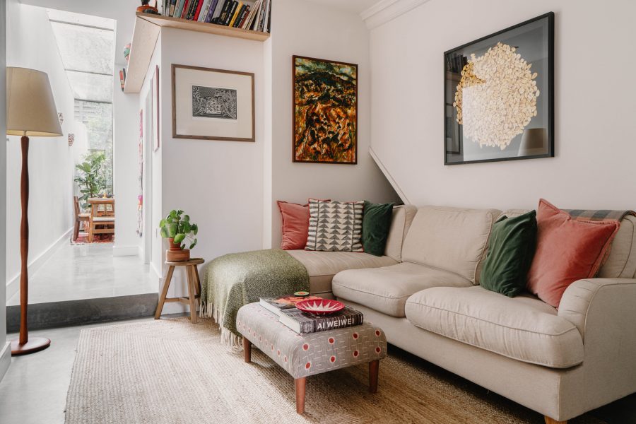 Un appartement de 46m2 avec jardin rénové à Londres