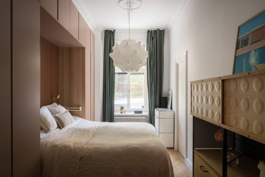 Un deux-pièces design de 55m2 rénové dans un immeuble ancien