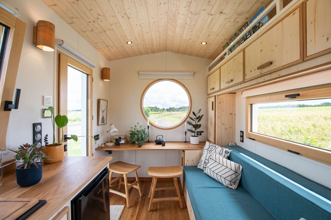 Une tiny house française de 10m2 seulement par Baluchon